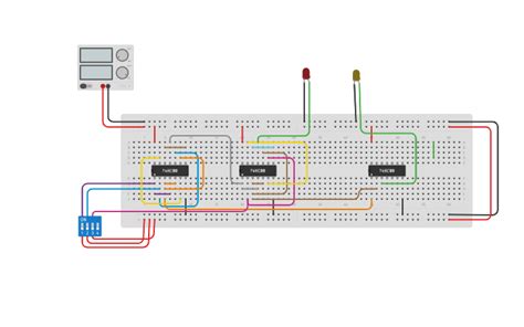 Circuit Design Full Adder Using Universal Gates Tinkercad