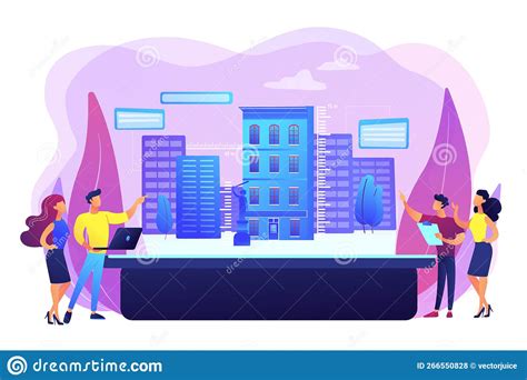 Interactive Design Visualization Concept Vector Illustration Stock Vector Illustration Of