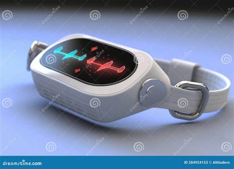 Smart Wearable Health Monitoring Device Stock Illustration Illustration Of Smart Fitness