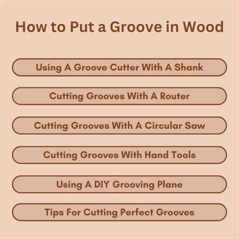 How To Put A Groove In Wood Expert Tips