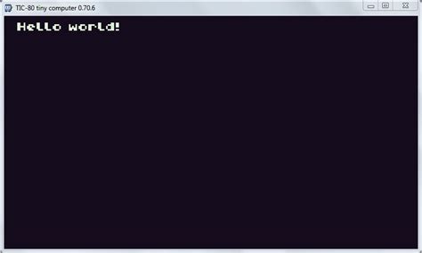 Dofile Load A Lua File It Works TIC Community Itch Io