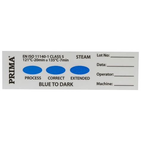 Strip Chemical Indicator Class 5 250pcsbox Vetro Design