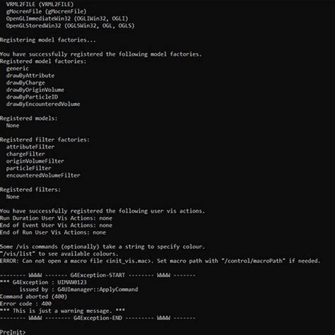 B1 Example Debug Error Getting Started Geant4 Forum