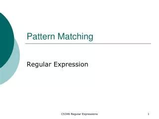 PPT Graph Pattern Matching PowerPoint Presentation Free Download ID 2826667