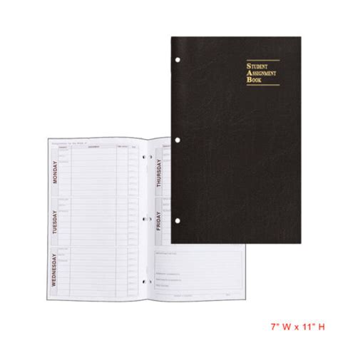 Pl Sta 61 Academic Weekly Assignment Planner Prosource Specialties