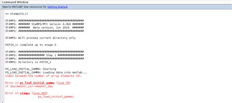 Psi Error On First Step On Matlab Stamps Step Forum