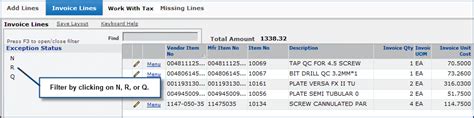Creating Invoice Match Detail Lines Creating Invoice Match Detail Lines