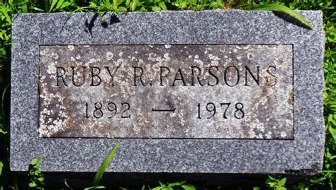 Ruby Rachel Mcnamara Parsons 1892 1978 Find A Grave Memorial