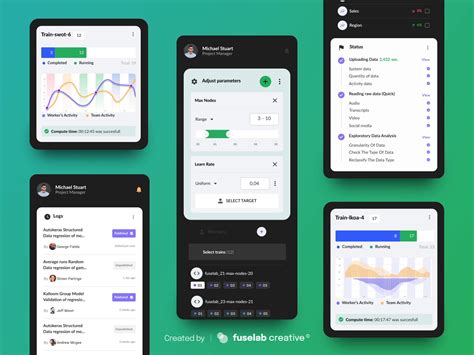 Interface Design Interactive Sidebar Design For Studio ML By Fuselab Creative On Dribbble