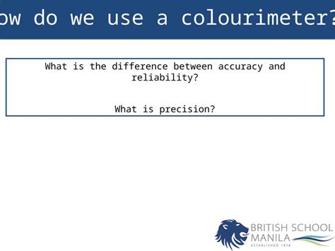 PPTX What Is The Difference Between Accuracy And Reliability What Is