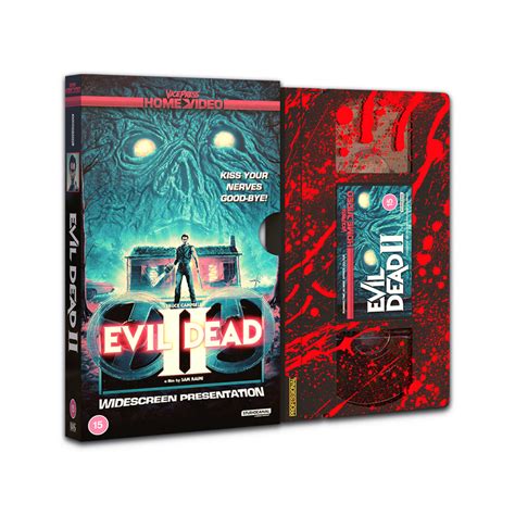 Evil Dead Ii Blood Splatter Variant Vhs Vice Press Home Video