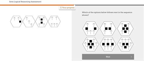 Solved Sova Logical Reasoning Assessment Your Progress Which Of The