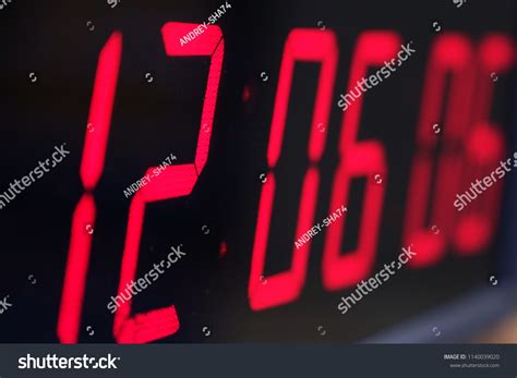 Red Digital Timer Numbers Counting Stock Photo Shutterstock