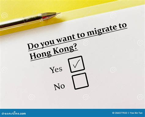 Questionnaire About Migration Stock Image Image Of Work Pension 266377933