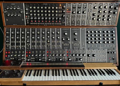 1969 Moog Iiic Vintage Modular Synth And Ribbon Controller For Sale