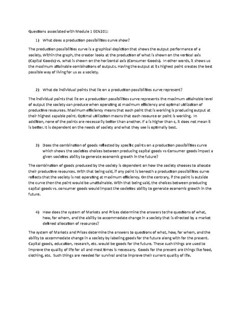 Mod 1 CS Module One Homework Answers Professor Francis Mallon Questions Associated With