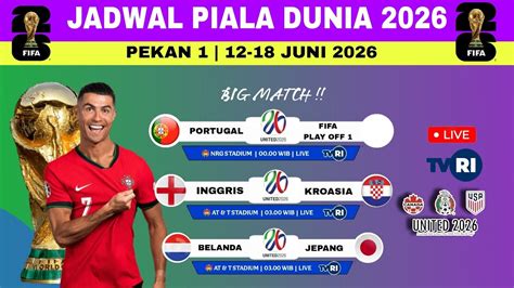 Jadwal Piala Dunia 2026 Pekan 1 Brasil Vs Maroko Argentina Vs Aljazair Piala Dunia Hari Ini