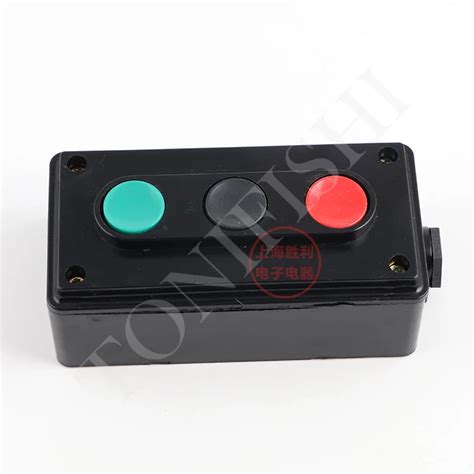 Machine Control Triple Reset Self Reset Start Stop Forward And Reverse Button Button Three Red