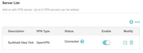 Surfshark TP Link OpenVPN Setup