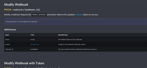 Is It Possible To Edit The Content Embed Message Of The Discord Webhook Scripting Support