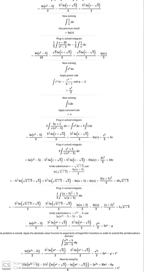 Solved INTEGRAL CALCULUS Evaluate The Following Integrals Kindly Identify The Du U A N Or
