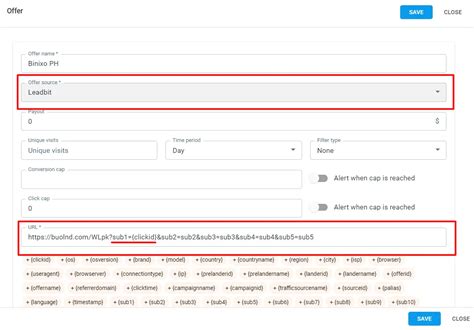 How to set up tracking: RichAds + RedTrack