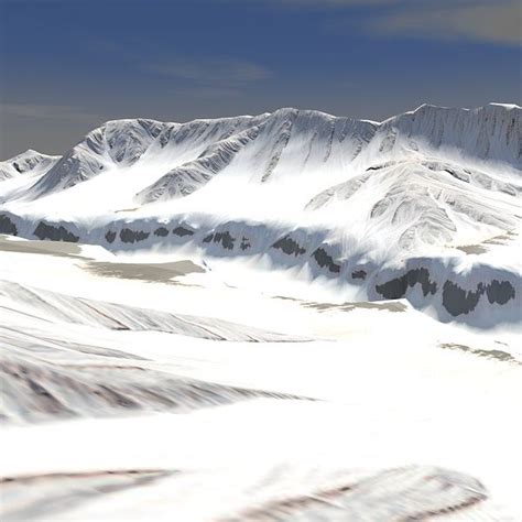 눈 덮인 지형 팩 2 3d 모델 89 Unknown Obj Max Fbx Dae C4d Blend 3ds Free3d