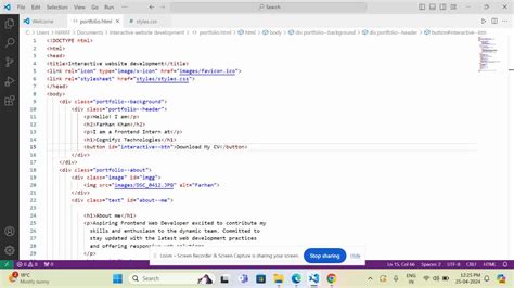 Video Farhan Khan On Linkedin Internship Frontend Webdeveloper Cognifyztechnologies