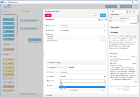 Stm32cubemonitorhow To Perform Additional Calculations On Measurements Stm32mcu