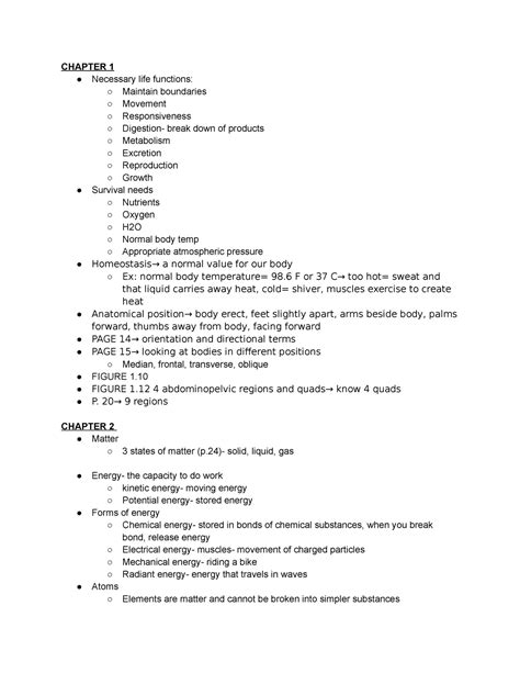 a p fall 2020 lecture notes chapter 1 necessary life functions