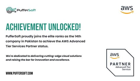 Puffersoft On Linkedin Aws Cloudcomputing Partnership Puffersoft Advancedtier Innovation