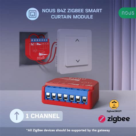 Nous Module Zigbee Volet Roulant 100 240vac 24 30vdc
