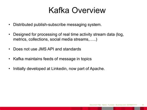Kafka And Event Driven Architecture Apacoug20 Ppt