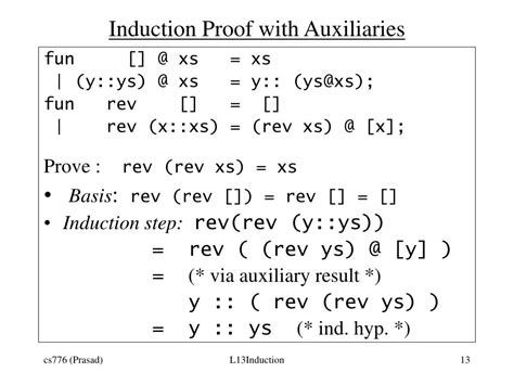 Ppt Proving And Understanding Recursion And Induction In Mathematics