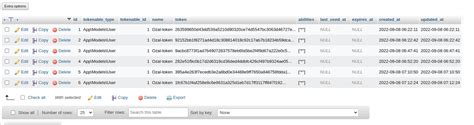 Laravel Sanctum Too Many Tokens In Database Stack Overflow