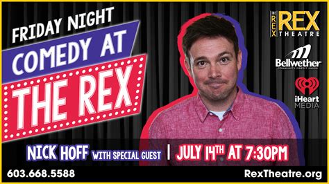 Comedy At The Rex With Nick Hoff And Special Guest The Palace Theatres