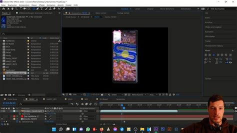 After Effects에서 3d 휴대폰 사용자 지정하기