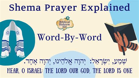 Learn The Shema Prayer In Hebrew Shema Israel Biblical Hebrew Lesson
