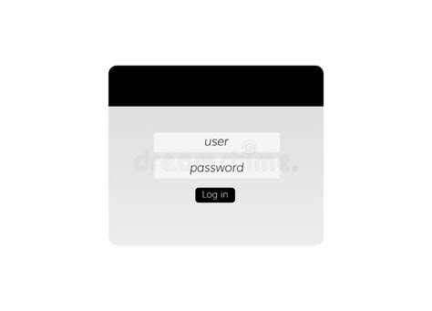 Simple User Login Interface With Username And Password Input Fields And