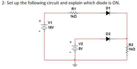 Solved Set Up The Following Circuit And Explain Which Chegg Com