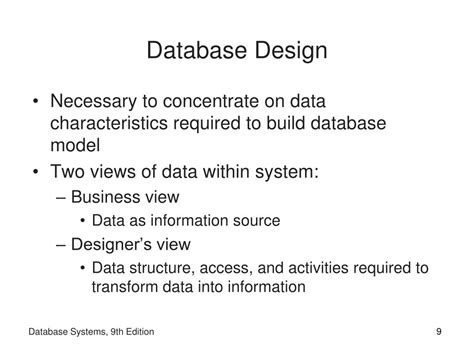 PPT Database Systems Design Implementation And Management Ninth Edition PowerPoint