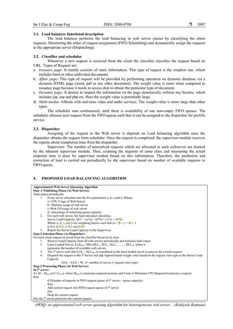 Awsq An Approximated Web Server Queuing Algorithm For Heterogeneous