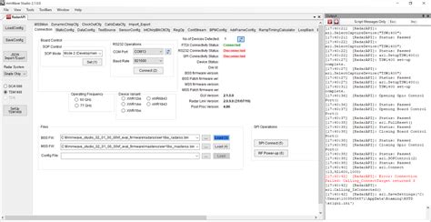 ccs awr1843boost awr1843boost [radarapi] error connection failed