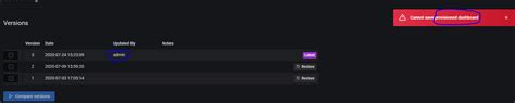 Provisioned Dashboard Can Be Modify By API Issue Grafana Grafana GitHub