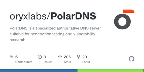 Github Oryxlabspolardns Polardns Is A Specialized Authoritative Dns