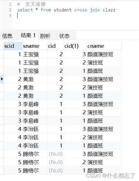 mysql数据库多表查询连接方式 mysql多表连接的方式 csdn博客