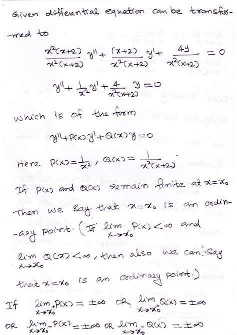 [solved] locate and classify all its singular points in the finite