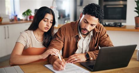 Insurance Contract Signature And Couple In Home For Financial