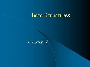 PPT Data Structures PowerPoint Presentation Free To Download Id 23fb2f NzE2M